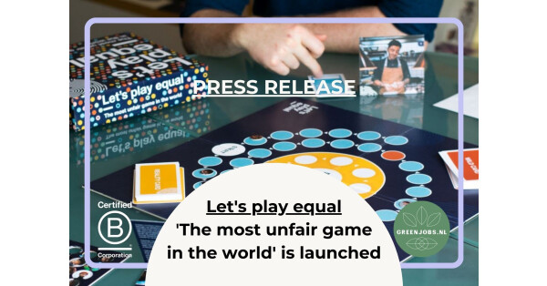 Press release: 'Let's Play Equal: The most unfair game in the world' is ...